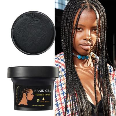 Cina Extra Hold Salon Conditioning Color Hair Brillant Gel di treccia per una presa liscia e forte in vendita