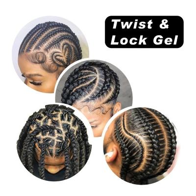 Cina Unisex Private Label All Day Lock Strong Hold Gel per trecce Custom Shining Conditioning in vendita