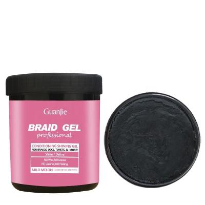 China Controle de borda de cera de cabelo 4C Peruca de cabelo sem gel de trança branca Extreme Hold Controle de borda natural à venda