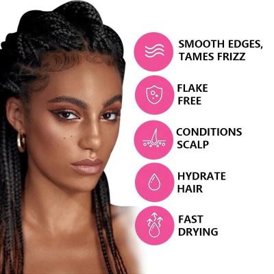 Cina 16oz Twist Gel Private Label Tenuta massima per capelli africani Controllo bordo Tenuta forte in vendita