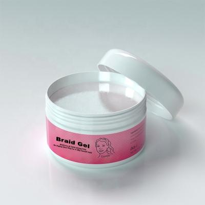 Cina Medium Hold Braid Gel per condizionamento lucente Loc Twist Hair Styling private label in vendita