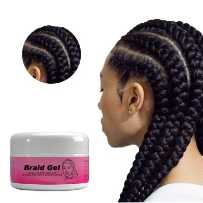 Cina Medium Hold Braid Gel per condizionamento lucente Loc Twist Hair Styling private label in vendita