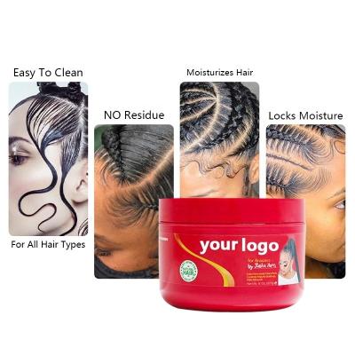 Cina Unisex 48 ore Strong Hold Hair Styling Gel Red Shine Jam 16 oz Gel per trecce personalizzato e controllo bordo in vendita