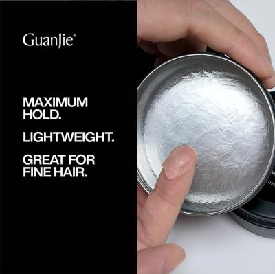 China Customize Private Label Strong Hold Hair Wax para Homens Estyling Transparente Adequado para O PELO à venda