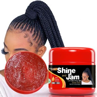 China Gel de estilo de cabelo de marca privada Super Hold Gel de trançação Red Edge Control para salão de beleza à venda
