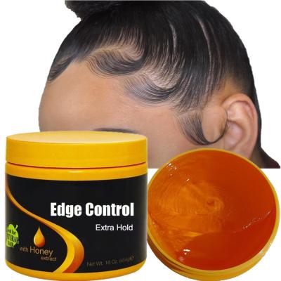 Cina RINSE-OFF 16oz Salon Size Strong Hold Wax Hair Edge Control Gel per lo styling dei capelli lisci in vendita