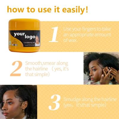 Cina Extra Hold Smooth Edge Control Braid Gel con colore per capelli da salone e gel di condizionamento in vendita
