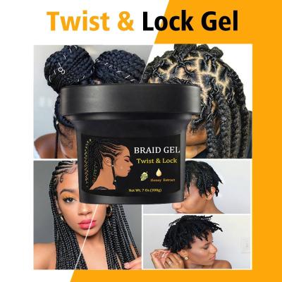 China 200 ml private label Twist Loc Tresse Gel voor conditionering en extra hold snel drogen Te koop