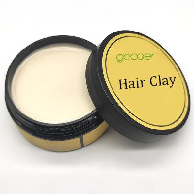 Cina Forte Tenuta Naturale Aspetto Matto Tessura Capelli Paste Capelli fango per Uomini Stock 100g Volume in vendita