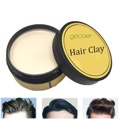 Cina Forte Tenuta Naturale Aspetto Matto Tessura Capelli Paste Capelli fango per Uomini Stock 100g Volume in vendita