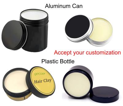 Cina Forte Tenuta Naturale Aspetto Matto Tessura Capelli Paste Capelli fango per Uomini Stock 100g Volume in vendita