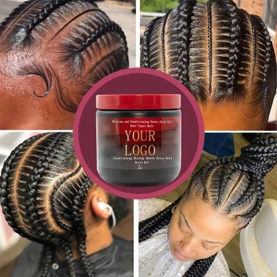 China 16oz Wax Styling Tamer Edge Control For Black Hair No Flaking Edge & Braid Gel Original Twist Collection Smooth Extra Firm Hold for sale