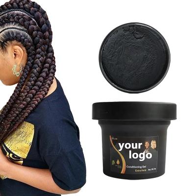 China Custom Logo Private Label 7oz All Day Locks Conditioning Shine Jam Loc Twist Braid Gel Extreme Strong Hold for sale