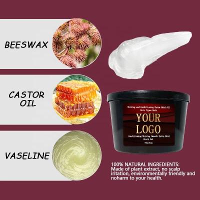 中国 強い握り 油っぽくない 滑らかなワックス スタイリング 固定 エッジ ブラックヘアのための制御 脱毛しない 白い残留 輝き 滑らか 販売のため