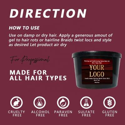 中国 強い握り 油っぽくない 滑らかなワックス スタイリング 固定 エッジ ブラックヘアのための制御 脱毛しない 白い残留 輝き 滑らか 販売のため
