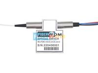 China 1x4 Mechanical Fiber Optical Switch High Isolation 1260-1620nm 3V 5V for sale