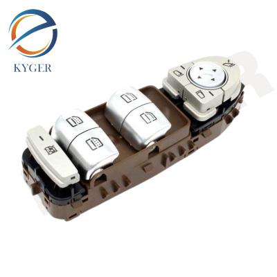 China Spare Parts Power Window Switch 2229052004 Coffee Color Front Window Lifer Switch For Mercedes Benz W222 W213 222 905 20 04 for sale