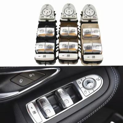 China Spare Parts Power Window Switch 2229052004 Coffee Color Front Window Lifer Switch For Mercedes Benz W222 W213 222 905 20 04 for sale