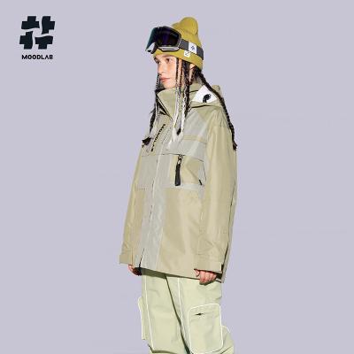 China Skianzug 100% Polyester Erwachsene Winterwinddichte Outdoor-Sportjacke für Männer und Frauen zu verkaufen
