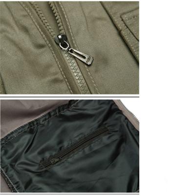 China Custom Design Mensen Multi Pocket Cotton Vissen Fotografie Vest met Zipper sluiting Te koop