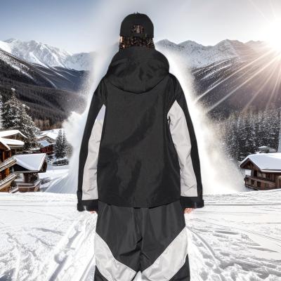 China Volldruck-Skianzug Unisex Profi-Hard Shell Kleber Farbe passend Skifahren Schnee tragen zu verkaufen