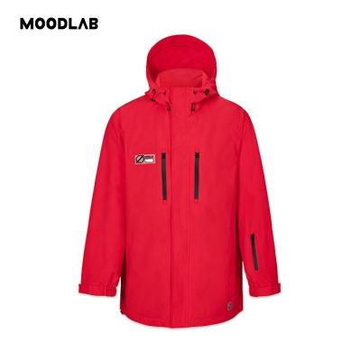Cina Logo personalizzato impermeabile giacca di snowboard rosso caratteristica di asciugatura rapida per sci invernali casuali in vendita