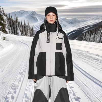 Cina 100% poliestere rigido conchiglia sci neve abbigliamento per adulti unisex impermeabile design a vento in vendita