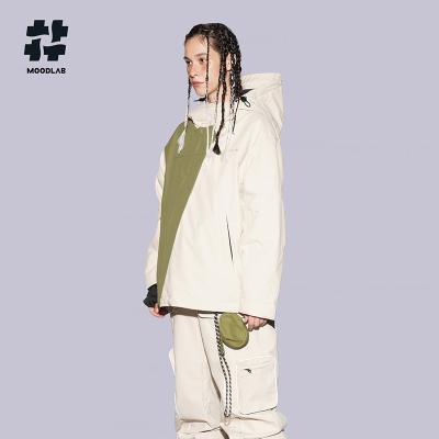 China Unisex impermeável cola de pressão total Traje de esqui de neve Oblique Placket Algodão acolchado Vestuário desportivo à venda
