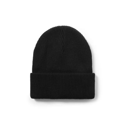 China Custom Logo Knitted Beanies by Polylana Eco-Friendly Soft and Nature Ribbed Jacquard for sale