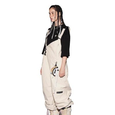 China Unisex ski sneeuwkleding voldruk lijm jas met schuine kraag en solide kleur Te koop