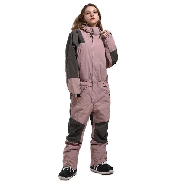 Quality Sportswear Type Ski Snow Wear One-Piece Jumpsuit with Windstopper and Polartec for sale