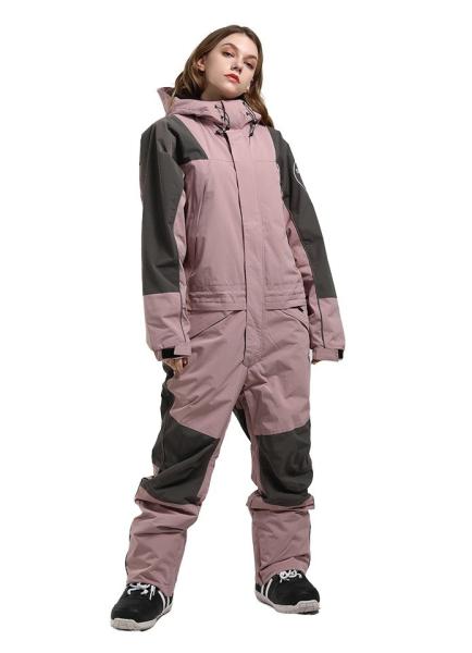 Quality Sportswear Type Ski Snow Wear One-Piece Jumpsuit with Windstopper and Polartec for sale