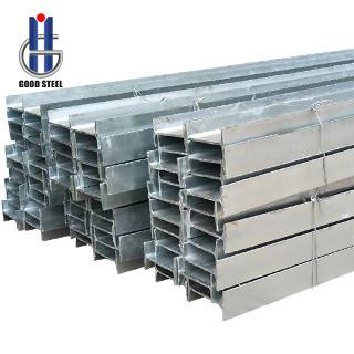 China Galvanized H-beam steel-Steel profile， A335-P1,100mm*68mm-900mm*300mm for sale