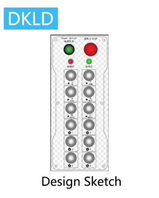 China Twelve-way single speed switch industrial remote control à venda