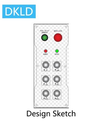 China teledirigido industrial del solo interruptor de la velocidad de la Seis-manera en venta