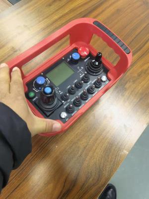 China DC24V 433MHz Joystick Radio Remote Control For Mecanum Wheel Car for sale