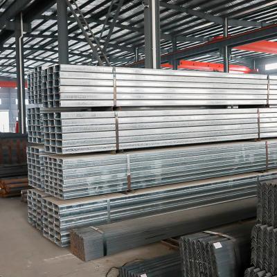 Cina A992 ASTM ha galvanizzato il quadrato galvanizzato rettangolare della immersione calda del tubo d'acciaio SS400 in vendita