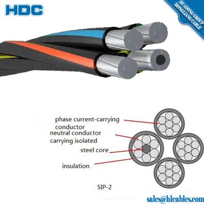 China 1kv aluminum conductor XLPE insulated 4*70mm2 ABC Cable for sale