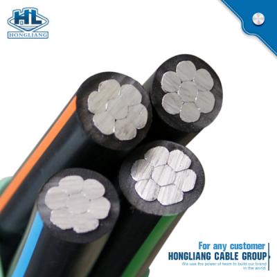 China Aluminum Conductor XLPE Insulation ABC 2*2*50 mmsq cable for sale