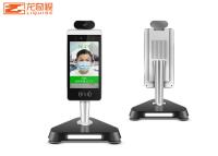 China 8In Face Recognition Thermometer Swipe Visitor Access Control Punch In Machine for sale