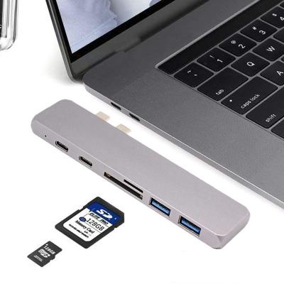 China 2018 amazon 3.0 3.1 usb type c hub for macbook adapter type-c usb-c usb c hub for sale