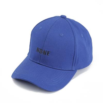 China 6 panel 100% cotton fabric Customized logo baseball caps and hats for sale