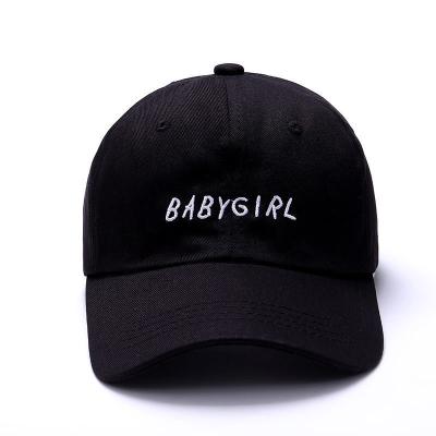 China 100% Cotton Fabric 6 Panel Custom Dad Hat Embroidered Logo Hat for sale