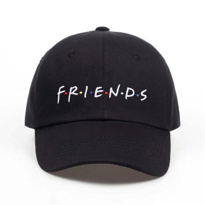 China Popular full color 100% Cotton Fabric Custom Embroidery Dad Hat for sale