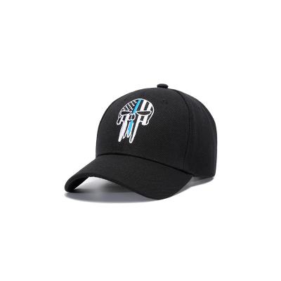 China Hot sale metal buckle text 3D embroidery logo 6 panel baseball caps for sale