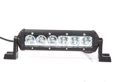 Cina Singola barra luminosa 10V - 30Volt CC 6000K di fila 18W LED che guida per barra luminosa fuori strada in vendita