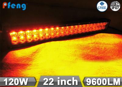 Cina Il Cree a 22 pollici 120W ha condotto l'illuminazione Antivari infiammante bianca ambrata di emergenza della barra luminosa in vendita