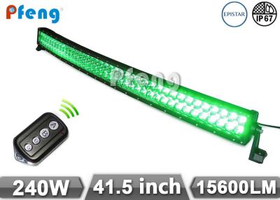 Cina Il bianco verde a 41.5 pollici 240W curvo ha condotto la barra luminosa con telecomando senza fili in vendita