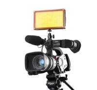 China Professional LED Video Lights DSLR Camera Light with Magnetized Front Diffuser for sale