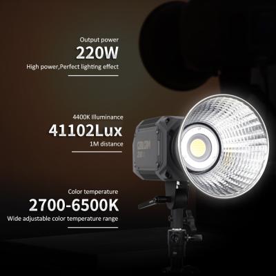 Cina Luce di riempimento professionale bicolore da 220 W Coolcam 200X portatile e leggera in vendita